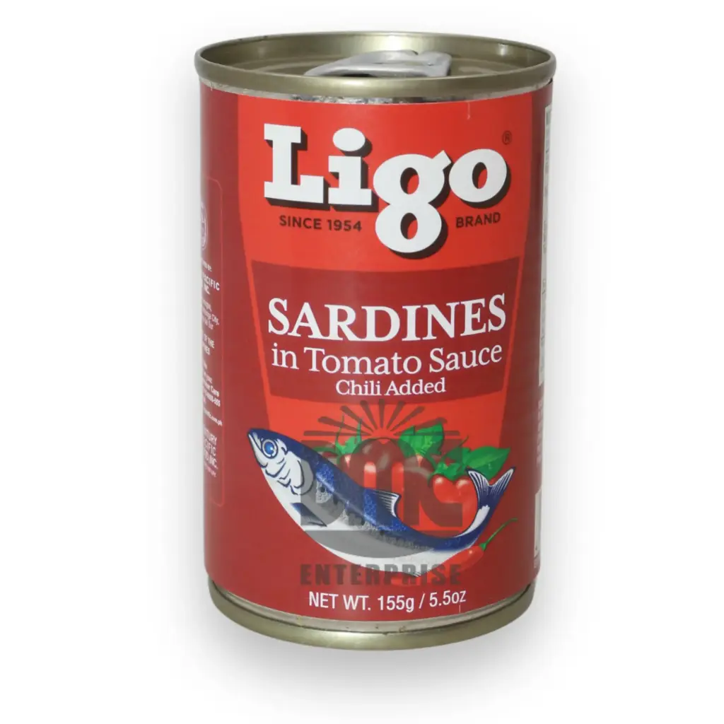Ligo Sardines in Tomato Sauce with Chili (Red) (155g x 100) | DMC