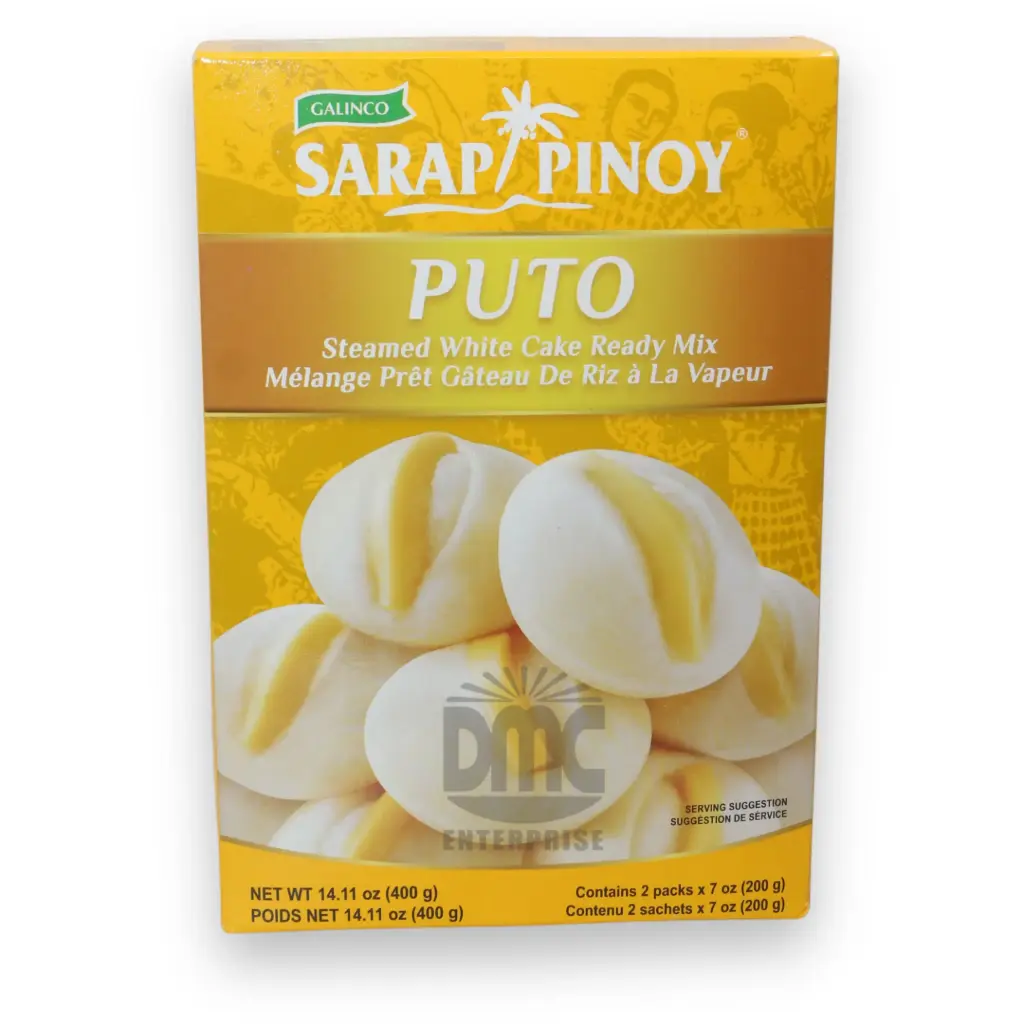 Sarap Pinoy Puto (Steamed White Cake) Mix (400g x 24) | DMC