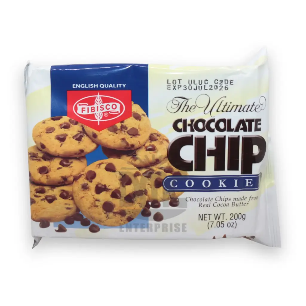 Fibisco Chocolate Chip Cookies (200g x 36) | DMC