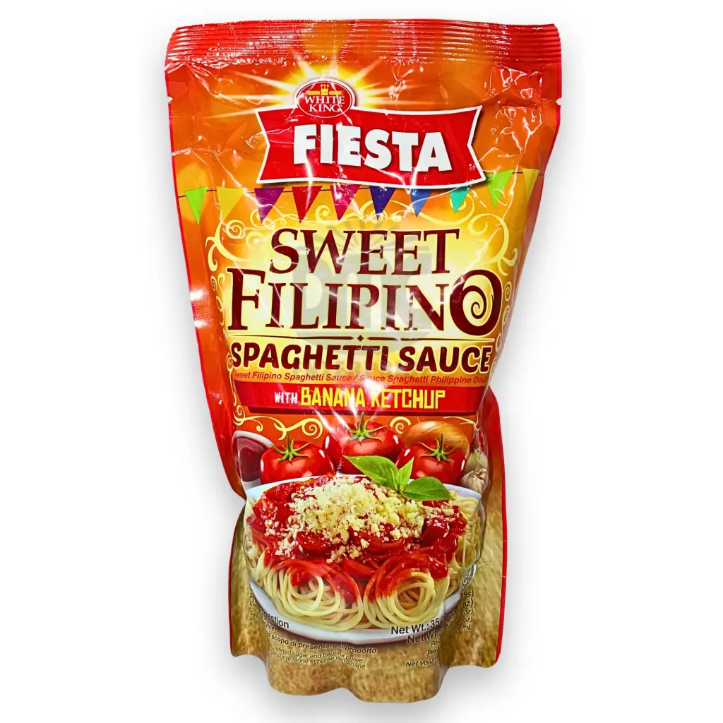 White King Fiesta Sweet Filipino Spaghetti Sauce with Banana Ketchup ...
