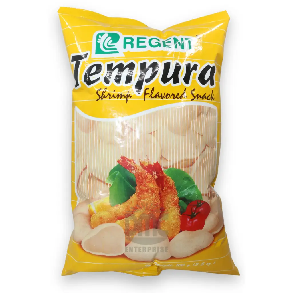 Regent Tempura Shrimp Flavored Snacks (100g x 25) | DMC